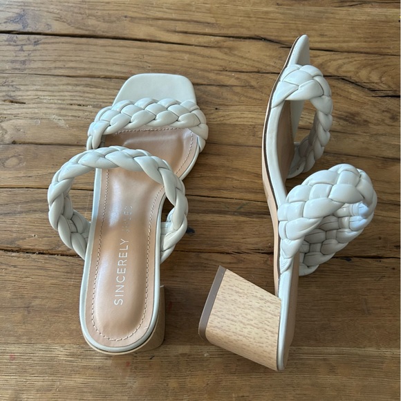 Sincerly Jules | Shoes | Sincerely Jules Rope Braid Block Heel Braided ...